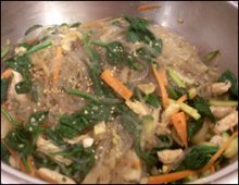 Japchae Recipe: Korean Noodles With Vegetables, Jabchae, Chapchae, Chop ...