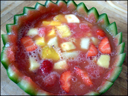 Hwachae - Korean Fruit Salads, Punches and Watermelon Hwachae