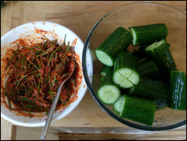 Cucumber Kimchi Recipe - Oi Sobaegi